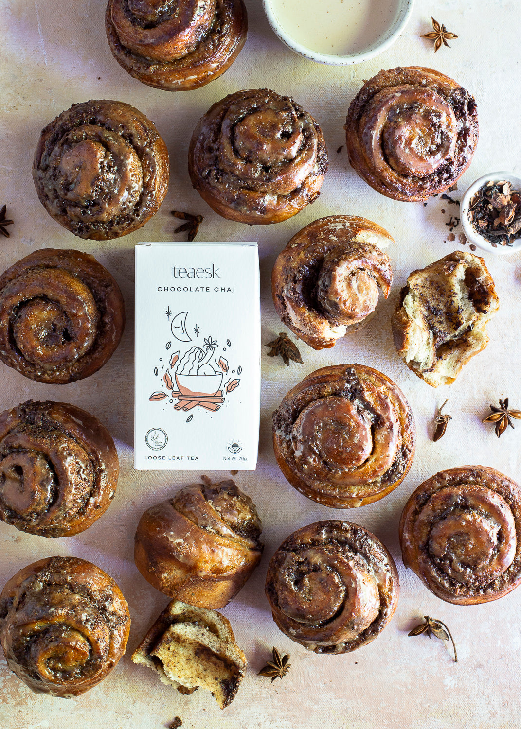 Chocolate Chai Buns Recipe — TeaEsk